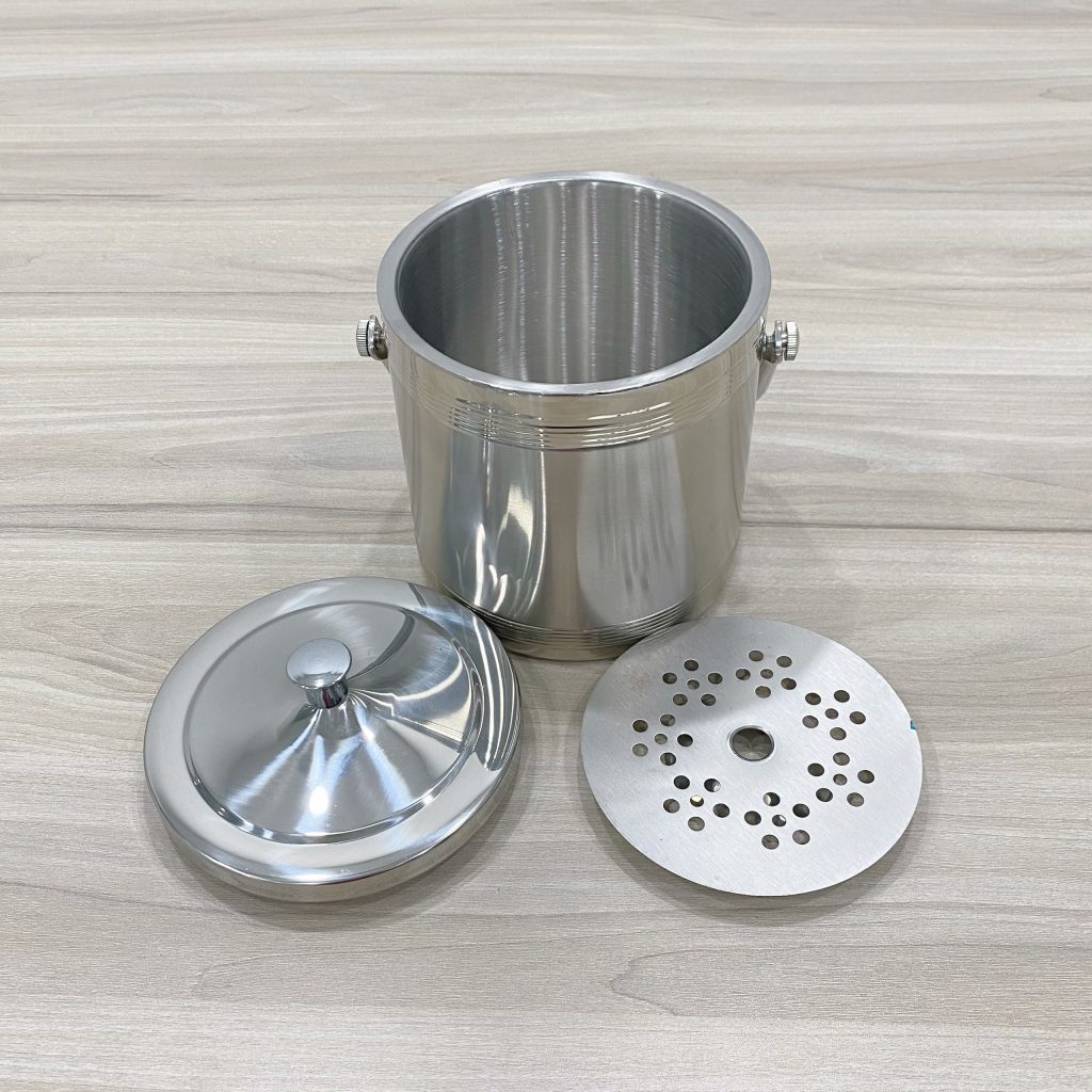 Xô đá inox 123601 - CÔNG TY TNHH THƯƠNG MẠI SONG QUÁN