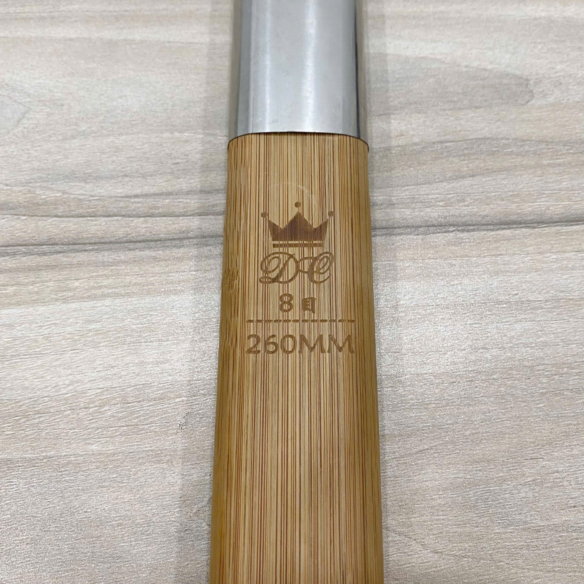 Chao lì inox cán gỗ #26 186122-8 (lỗ 8) - CÔNG TY TNHH THƯƠNG MẠI SONG QUÁN